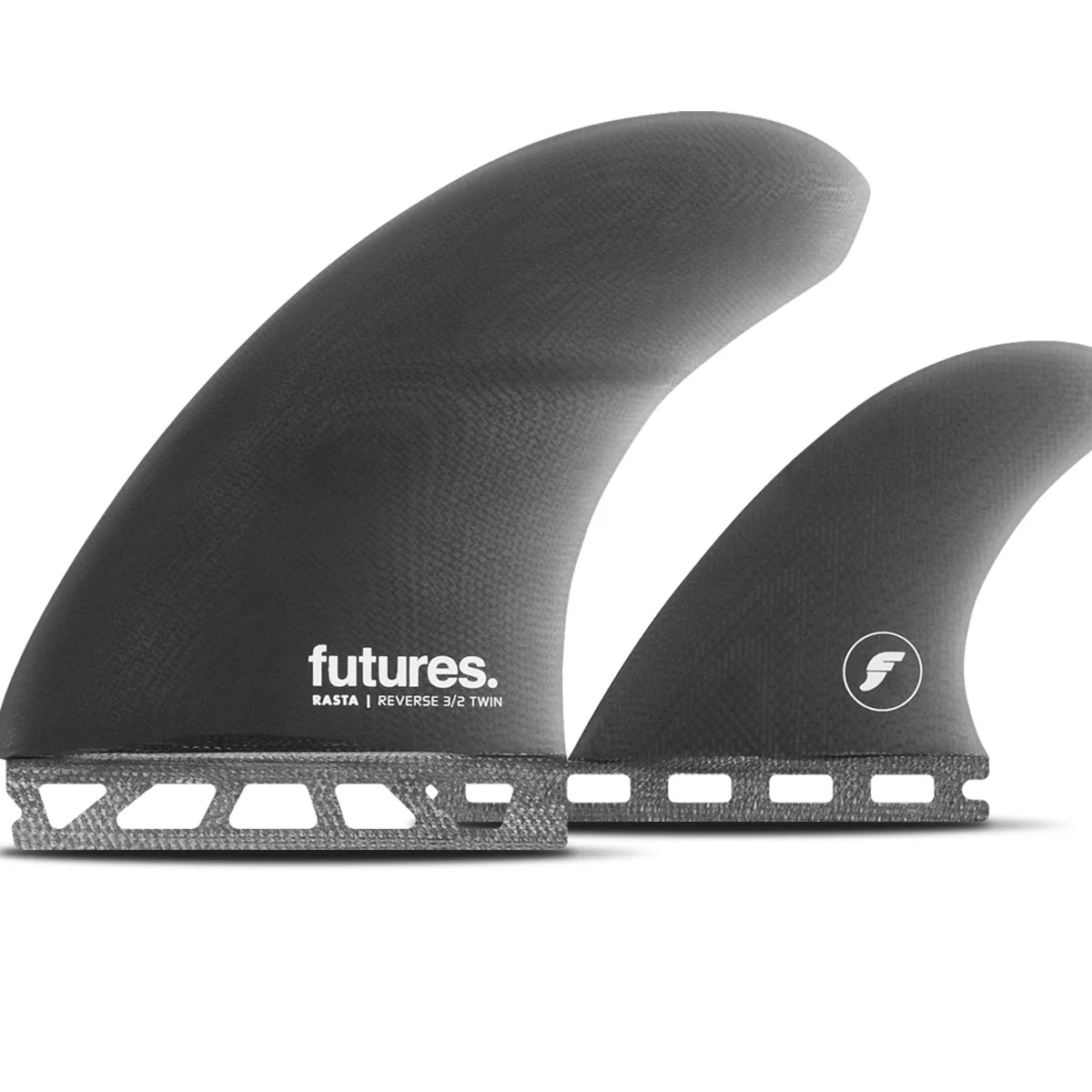 Shop Futures Rasta Reverse 3/2 Twin + 1 Fins - The Board Source