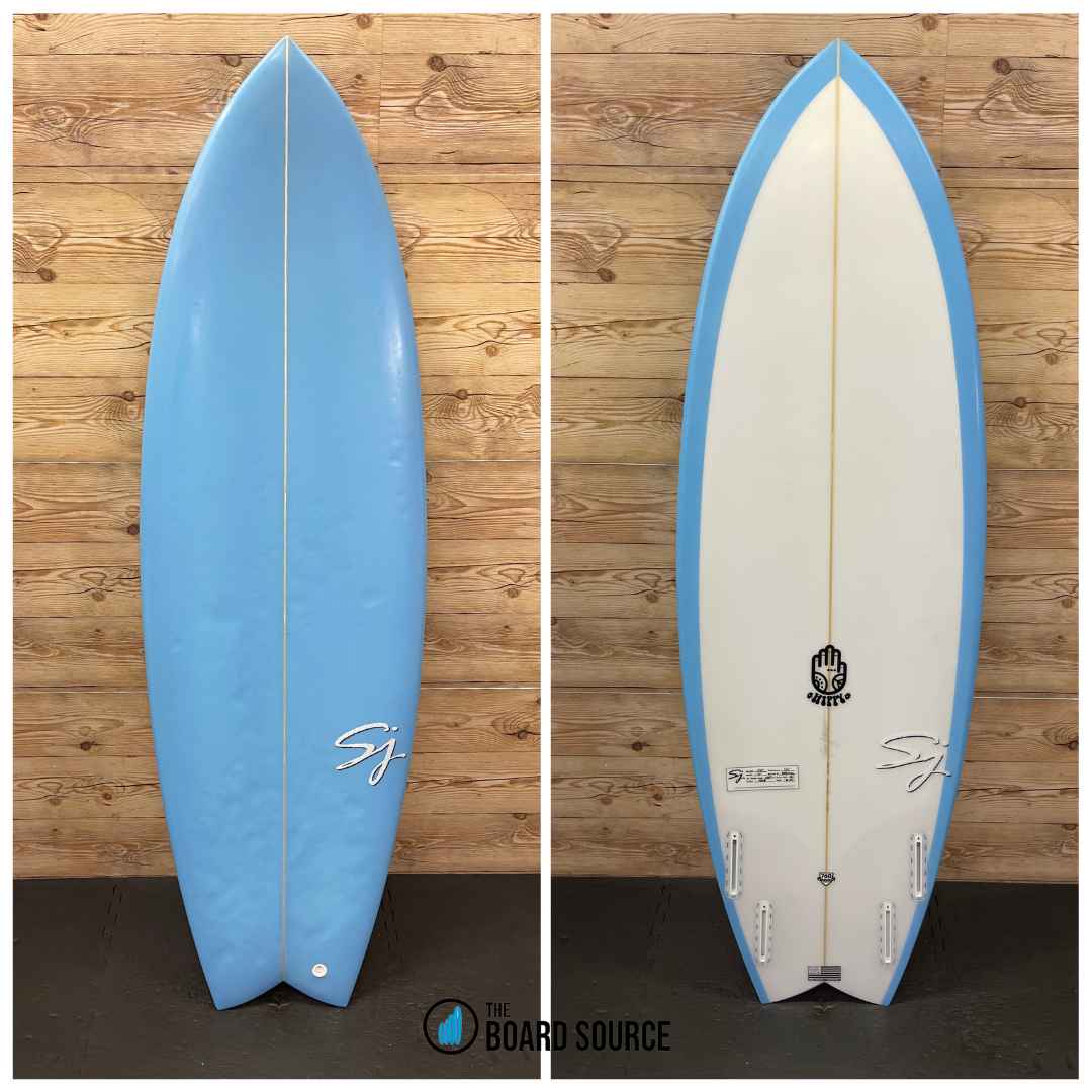 Used SJ Surfboards 5'8" Quad Hybrid Shortboard for sale - San Diego ...
