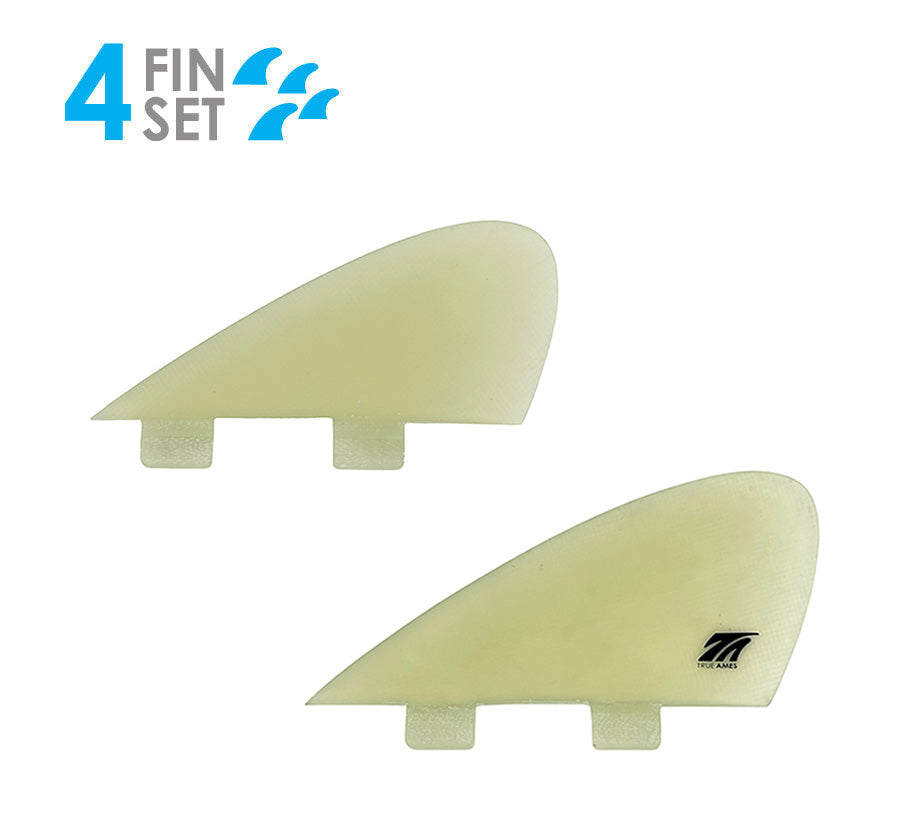 True Ames Bonzer Runners 4 Fin Set FCS – The Board Source
