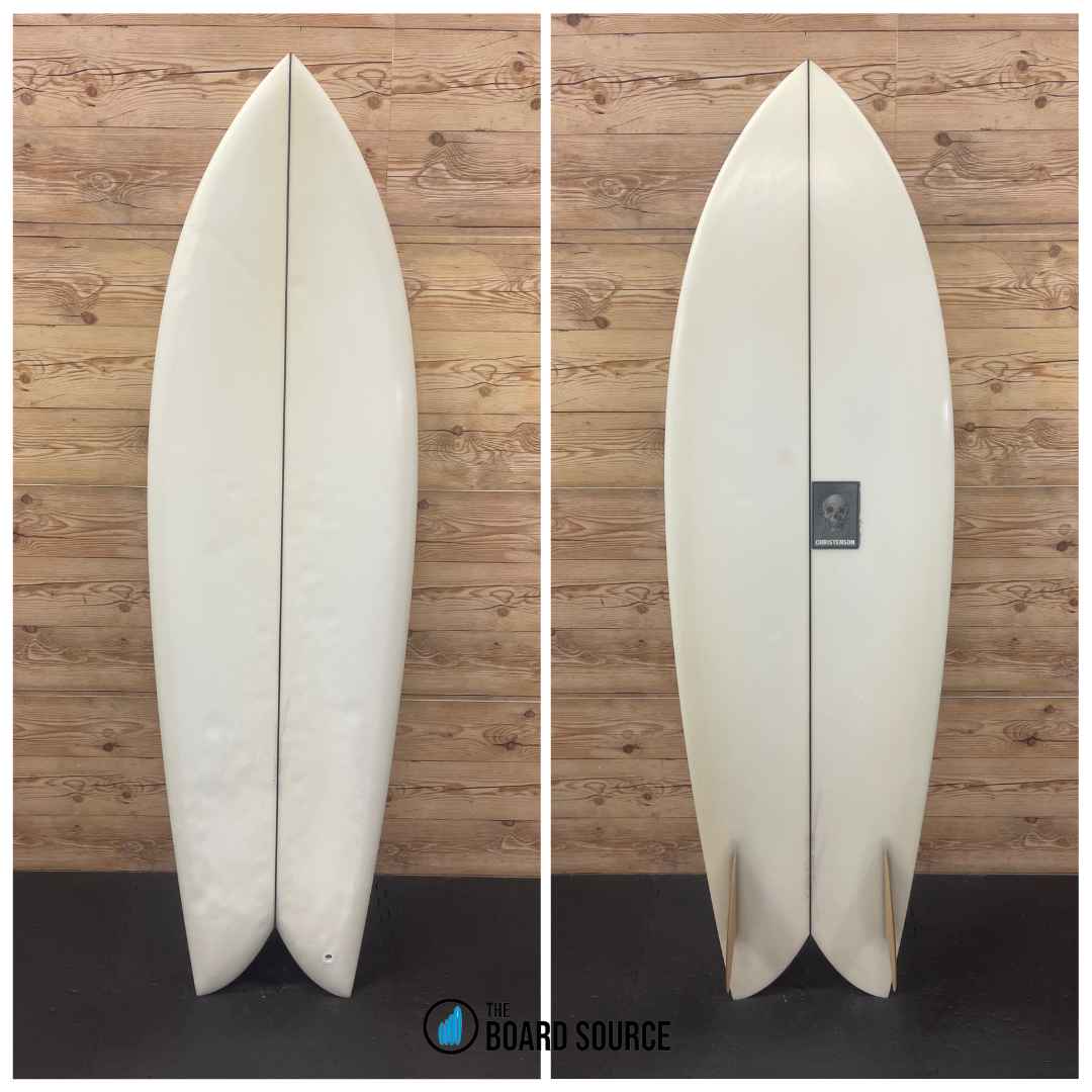 USED 6ft Chris Christenson Twin Fish Surfboard for Sale – The Board Source