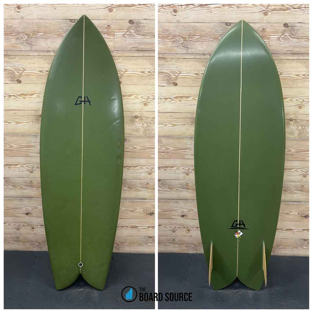 USED 5'8" Gary Hanel Surfboards Twin Fish Surfboard for Sale – The ...
