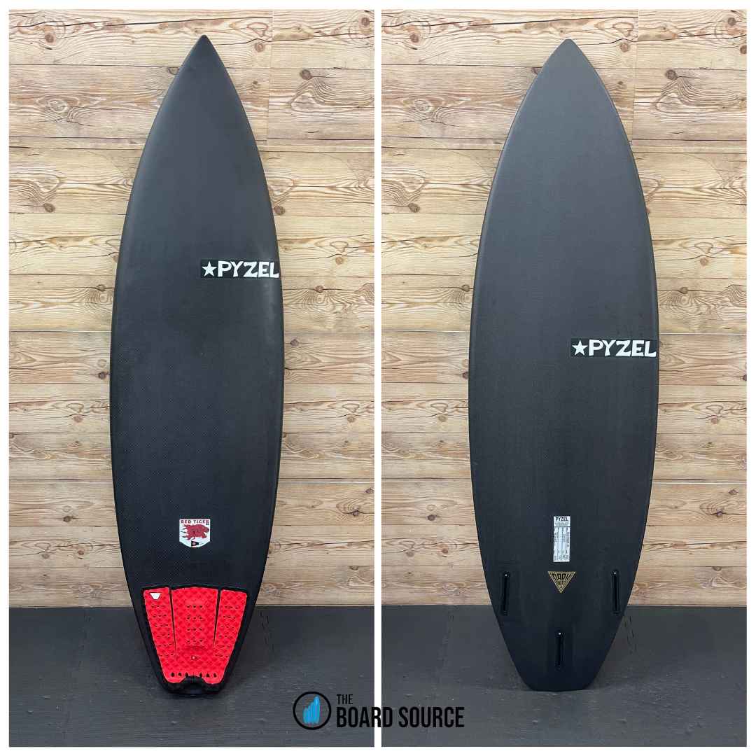 Used Pyzel Surfboards Red Tiger For Sale 5'10" Dark Arts – The Board Source