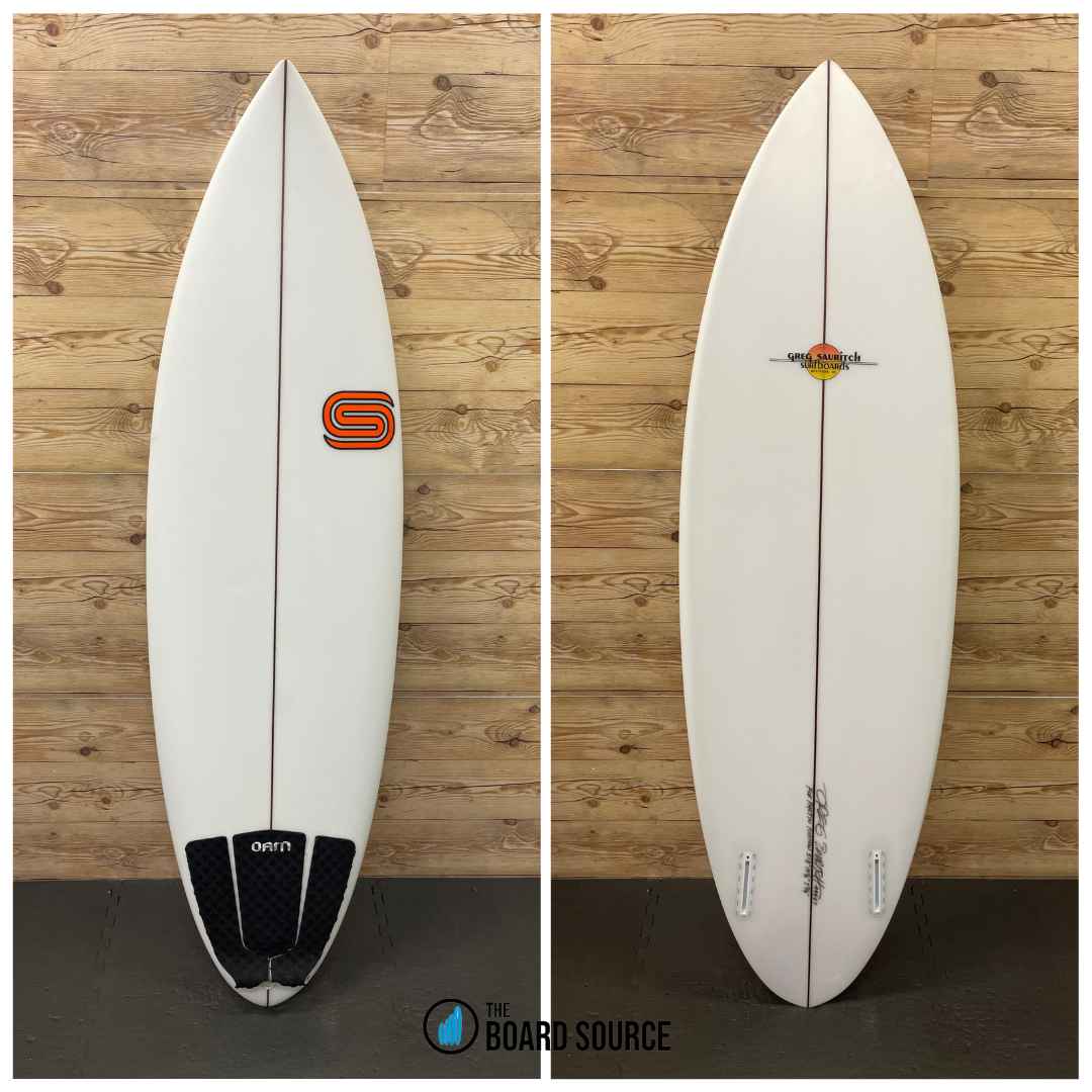 Used Sauritch 5'8" Twin Pin Shortboard Surfboard for Sale – The Board ...