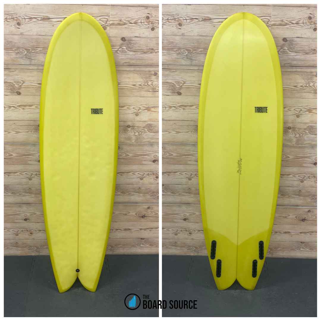 Used Tribute Surfboards 6ft Quad Fish Surfboard for Sale - $495 – The ...