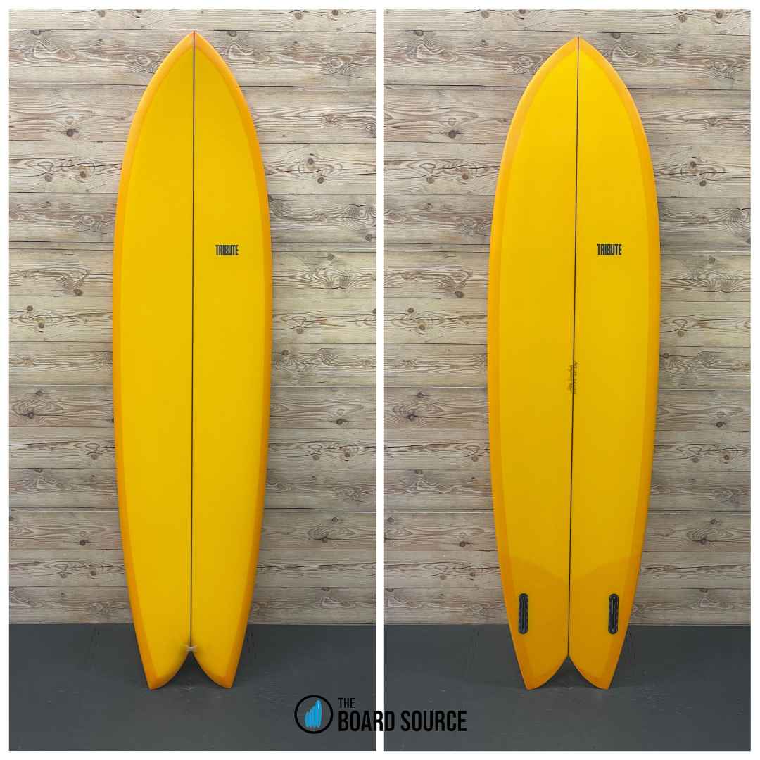 For Sale: Tribute by Roy Sanchez Twin Long Fish 7'2" – The Board Source