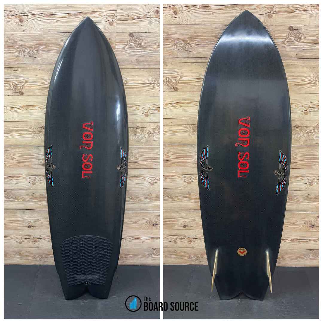 Used Carbon Von Sol Twin Fish 5'9" For Sale – The Board Source